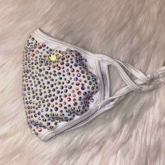 Accessories | Brand New Bedazzled Face Mask | Poshmark